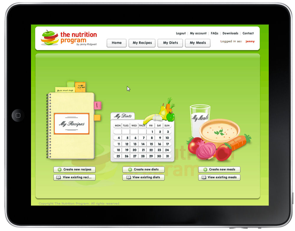 It works on an ipad | The Nutrition Program Blog