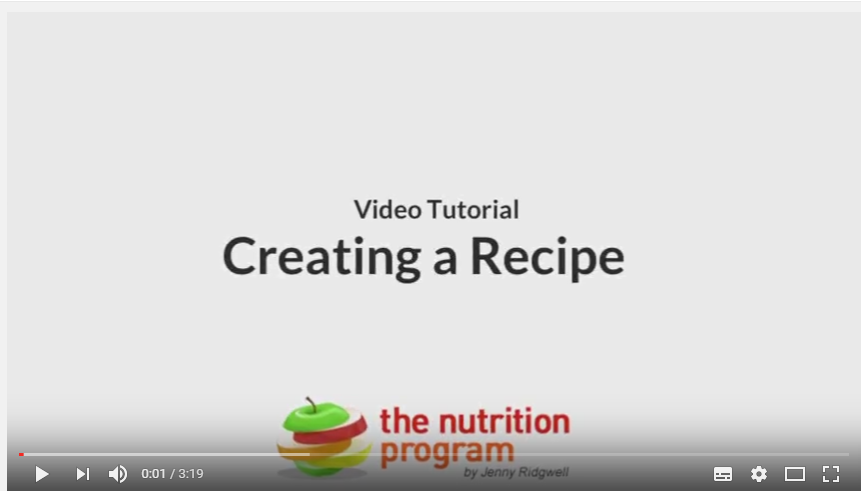 YouTube | The Nutrition Program Blog