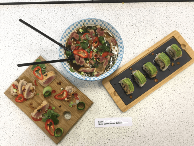 Presenting dishes for the exams NEA2 | The Nutrition Program Blog
