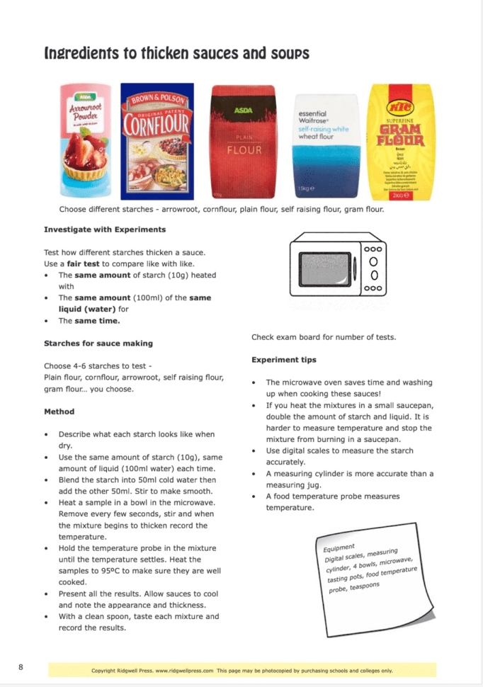 star profile and sensory analysis | The Nutrition Program Blog